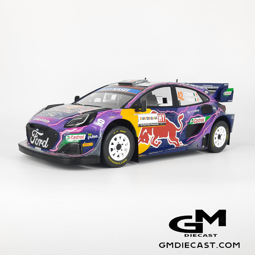Ford Puma Rally1 #42 Sardegna 2022 Breen/Nagle 1/18 – GM Diecast