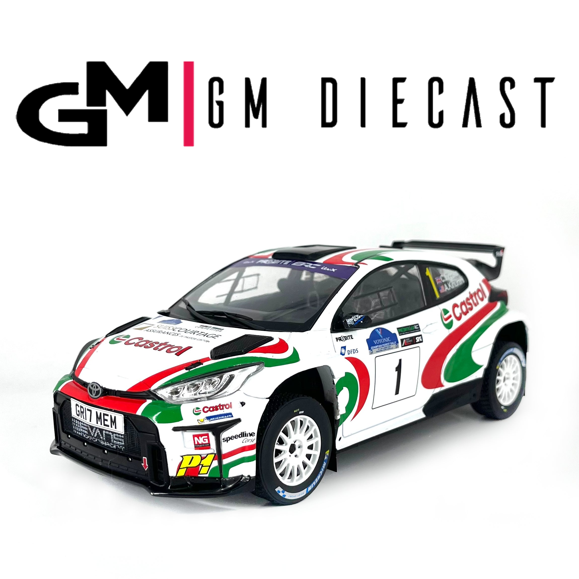 Toyota GR Yaris Rally 2 #1 Rally Voyonic Grampian Forest 2024 C.Ingram ...